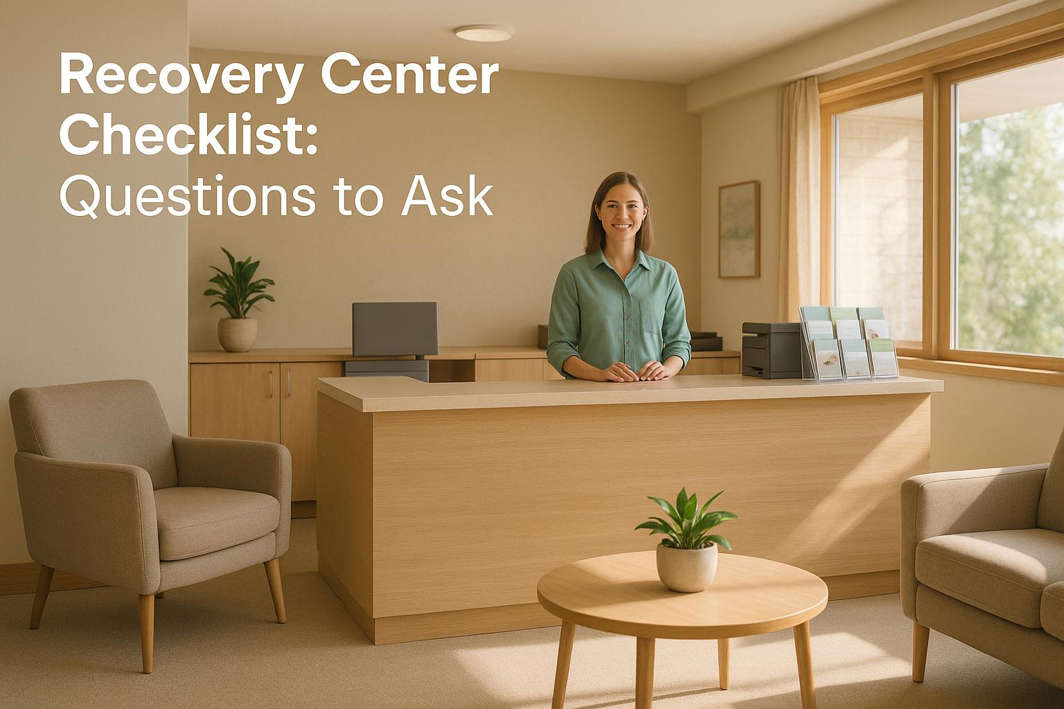 Recovery Center Checklist: Questions to Ask - Sober Living Centers